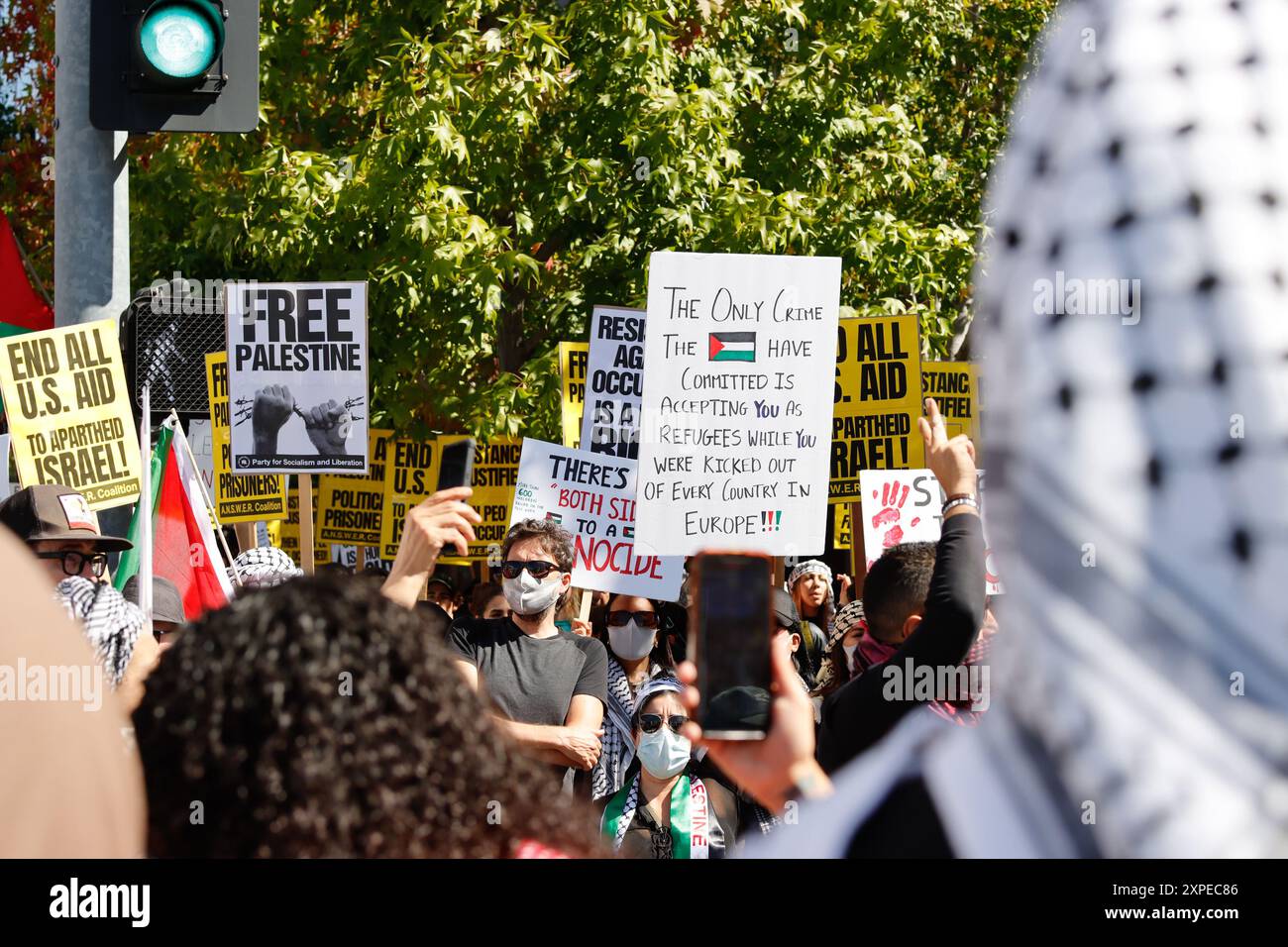 “Rally for Return: All out for Gaza” outside the Consulate General of ...