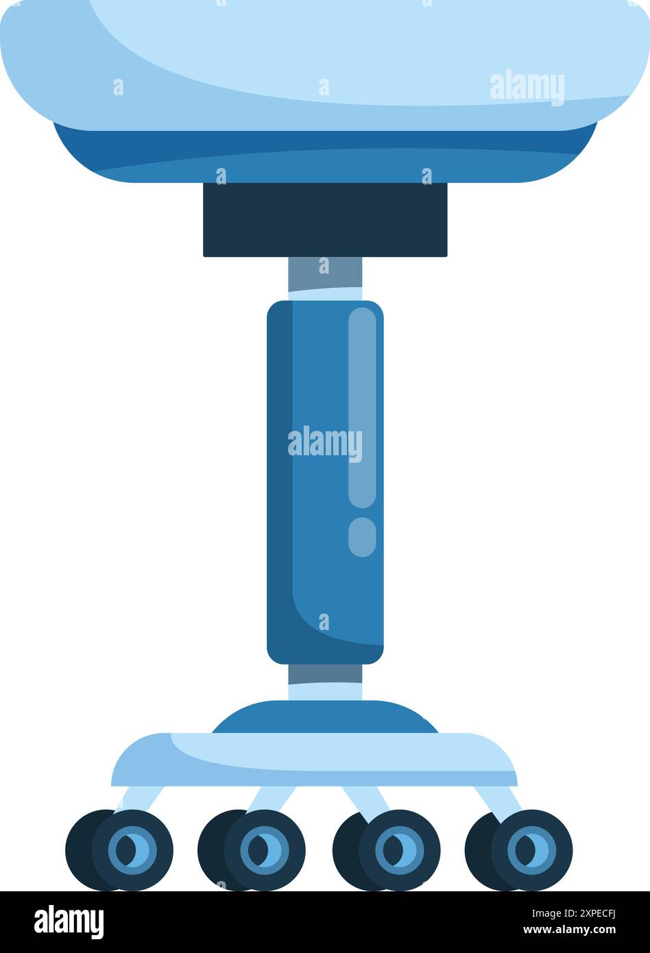 Height adjustable chair Stock Vector Images - Alamy