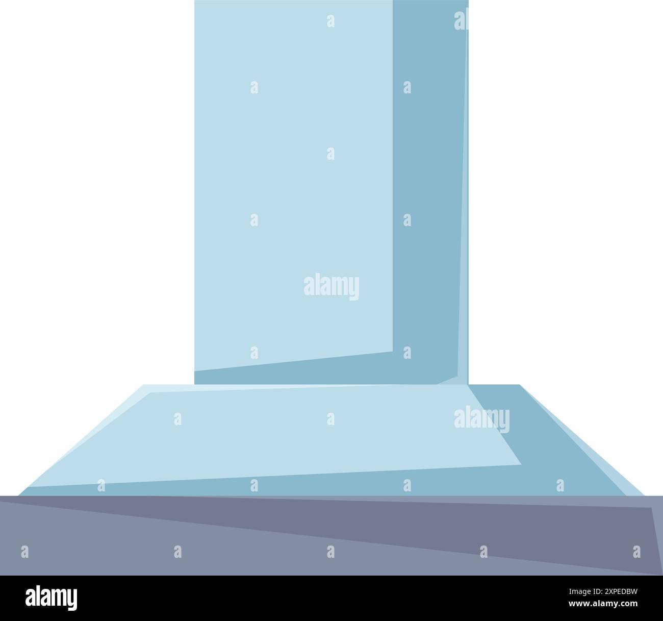 Modern kitchen extractor hood filtering air, home appliance for cooking ...