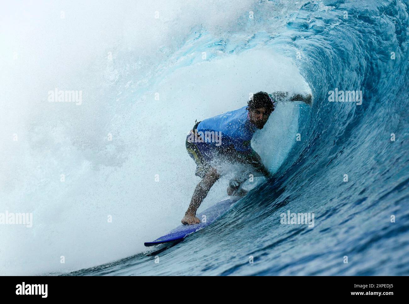 Gabriel Medina, of Brazil, gets a barrel in the bronze medal final of ...