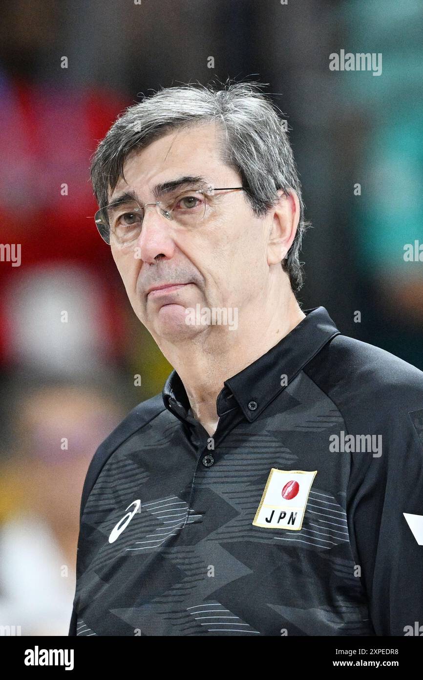 Paris, France. Credit: MATSUO. 5th Aug, 2024. Philippe Blain head coach ...