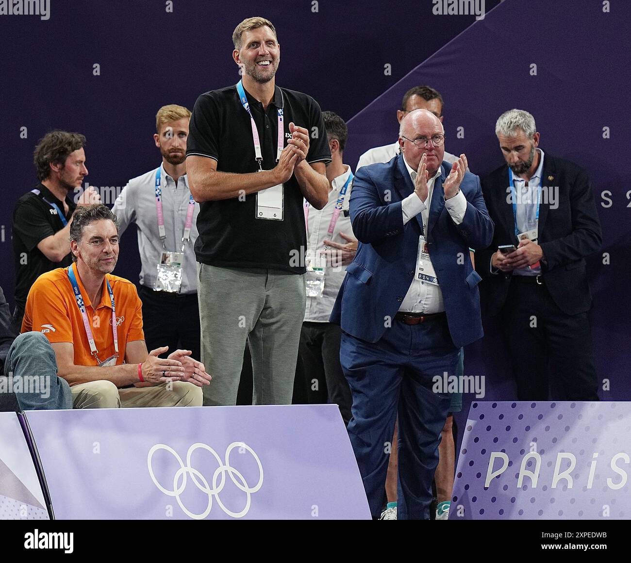 Paris, France. 5th Aug, 2024. Former NBA player and current IOC member ...