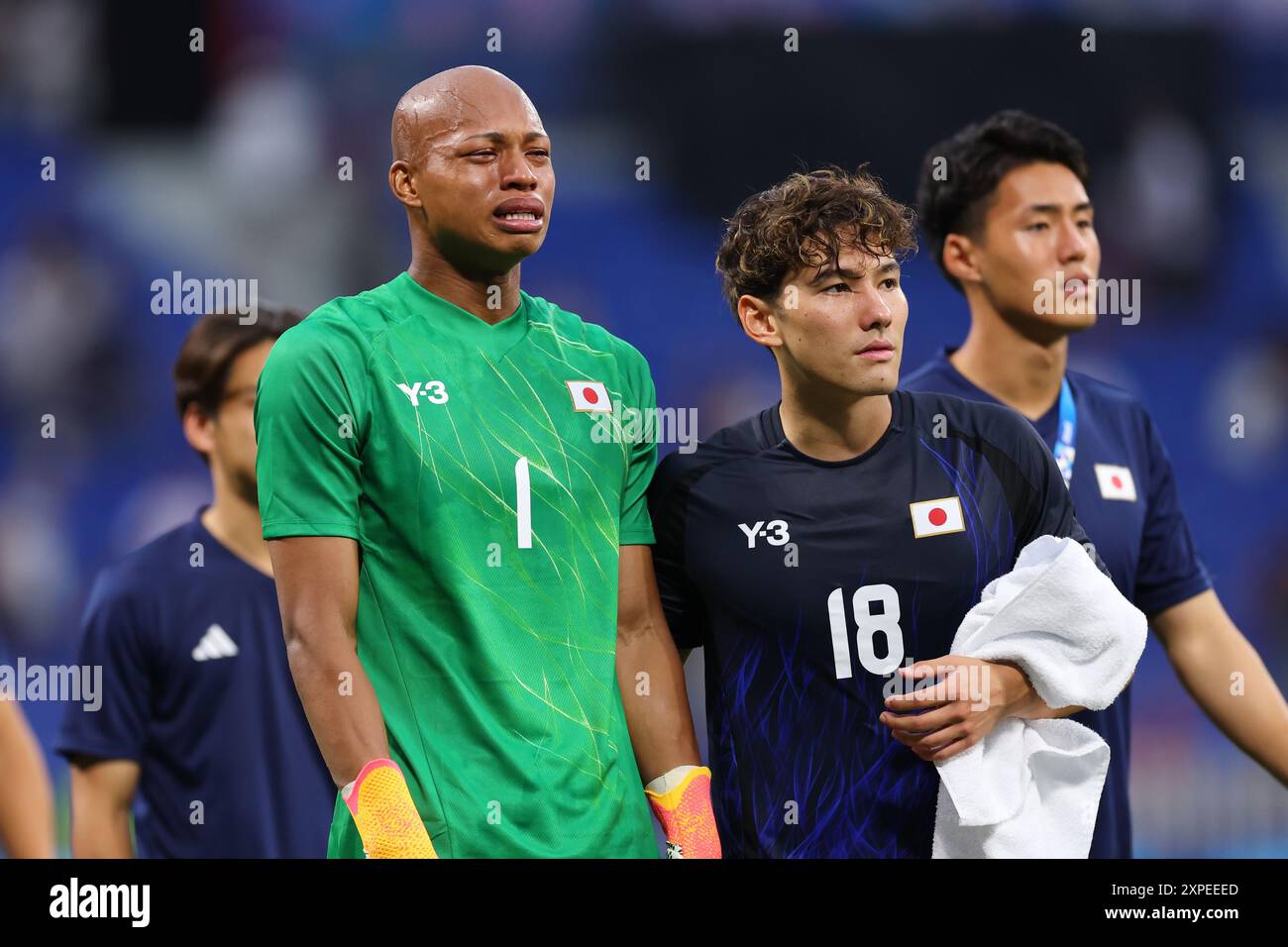 Decines-Charpieu, France. 2nd Aug, 2024. (L to R) Leo Brian Kokubo ...
