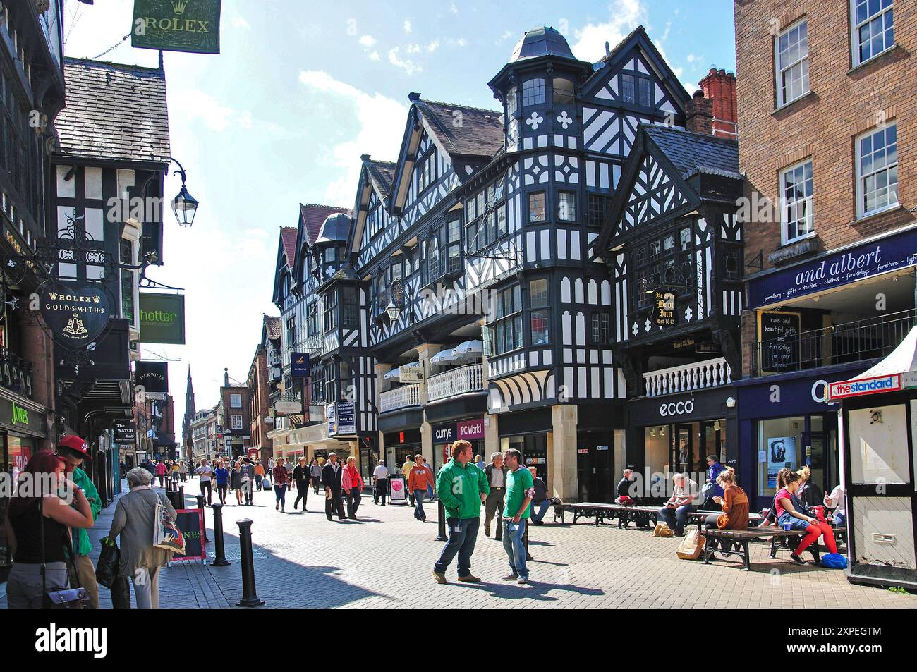 The Rows, Eastgate Street, Chester, Cheshire, England, United Kingdom ...