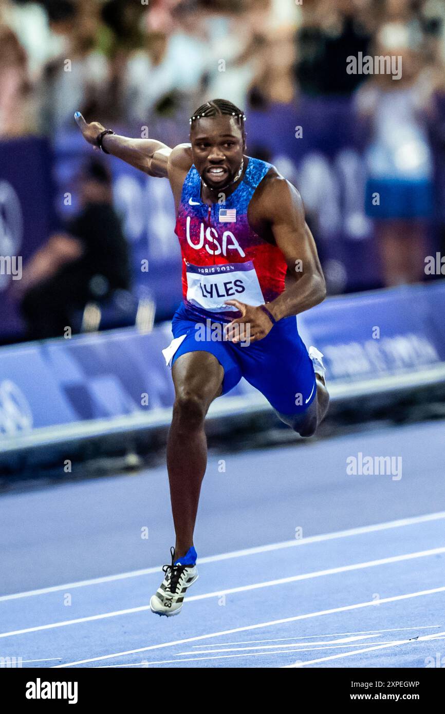 Olympics paris 2024 100m mens final hi-res stock photography and images ...