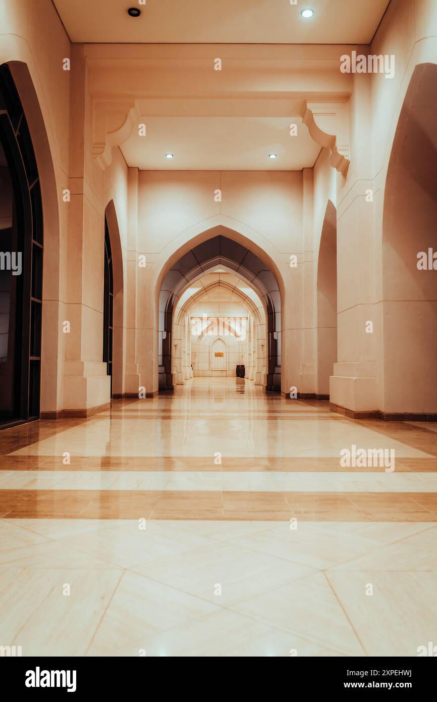 Royal Opera House theater in Muscat, Oman by Night Stock Photo - Alamy