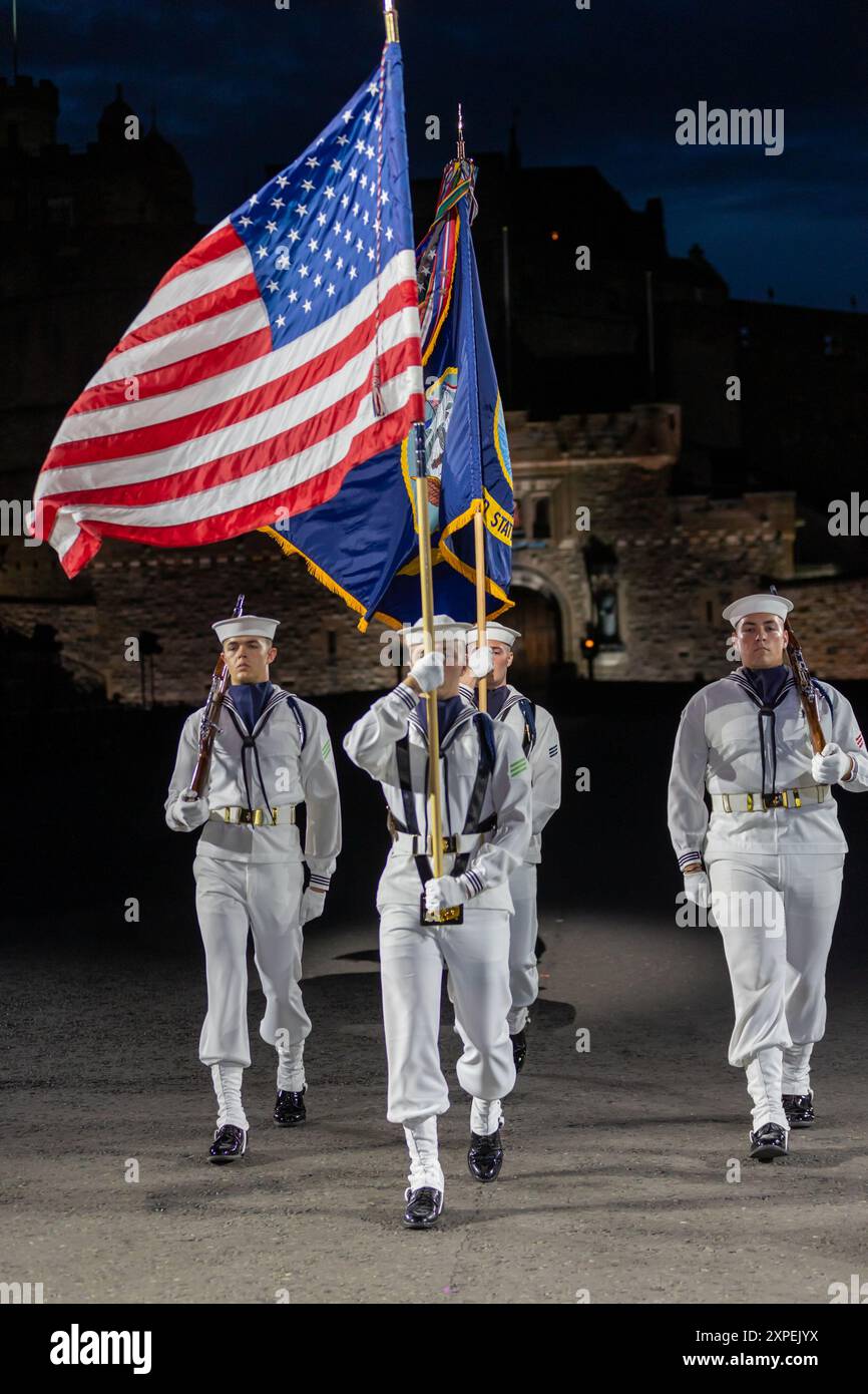 Edinburgh Castle. Edinburgh. Scotland, UK. 5th Aug, 2024. During the ...