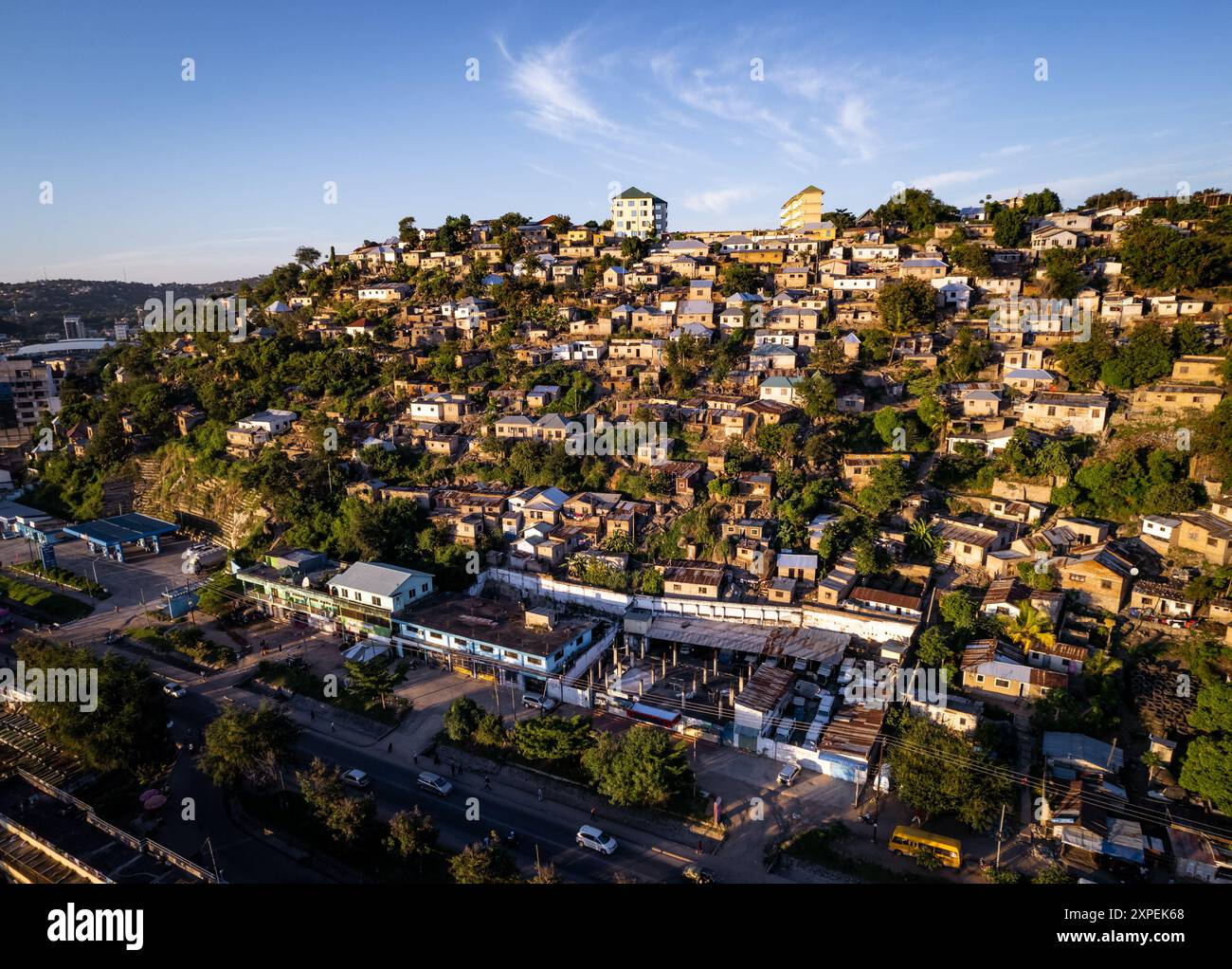 Aerial Photo of Mwanza, next to Lake Victoria, City of Rocks, Tanzania ...