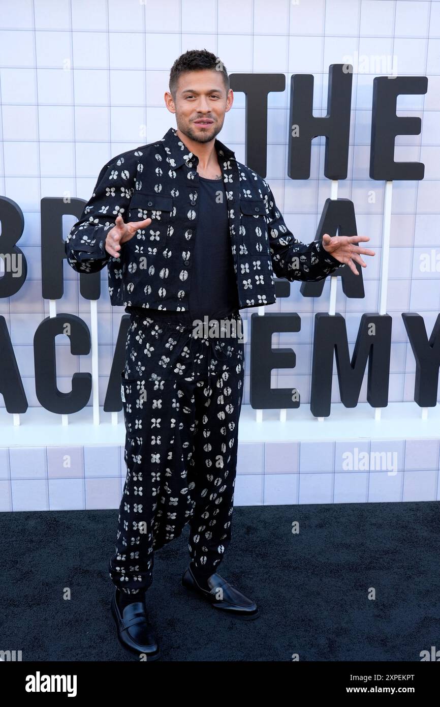 David Castaneda arrives at the season four premiere of "The Umbrella ...