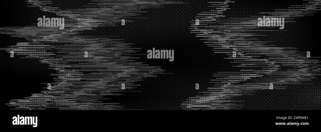 TV static noise texture. Distorted rippled VHS video screen overlay ...