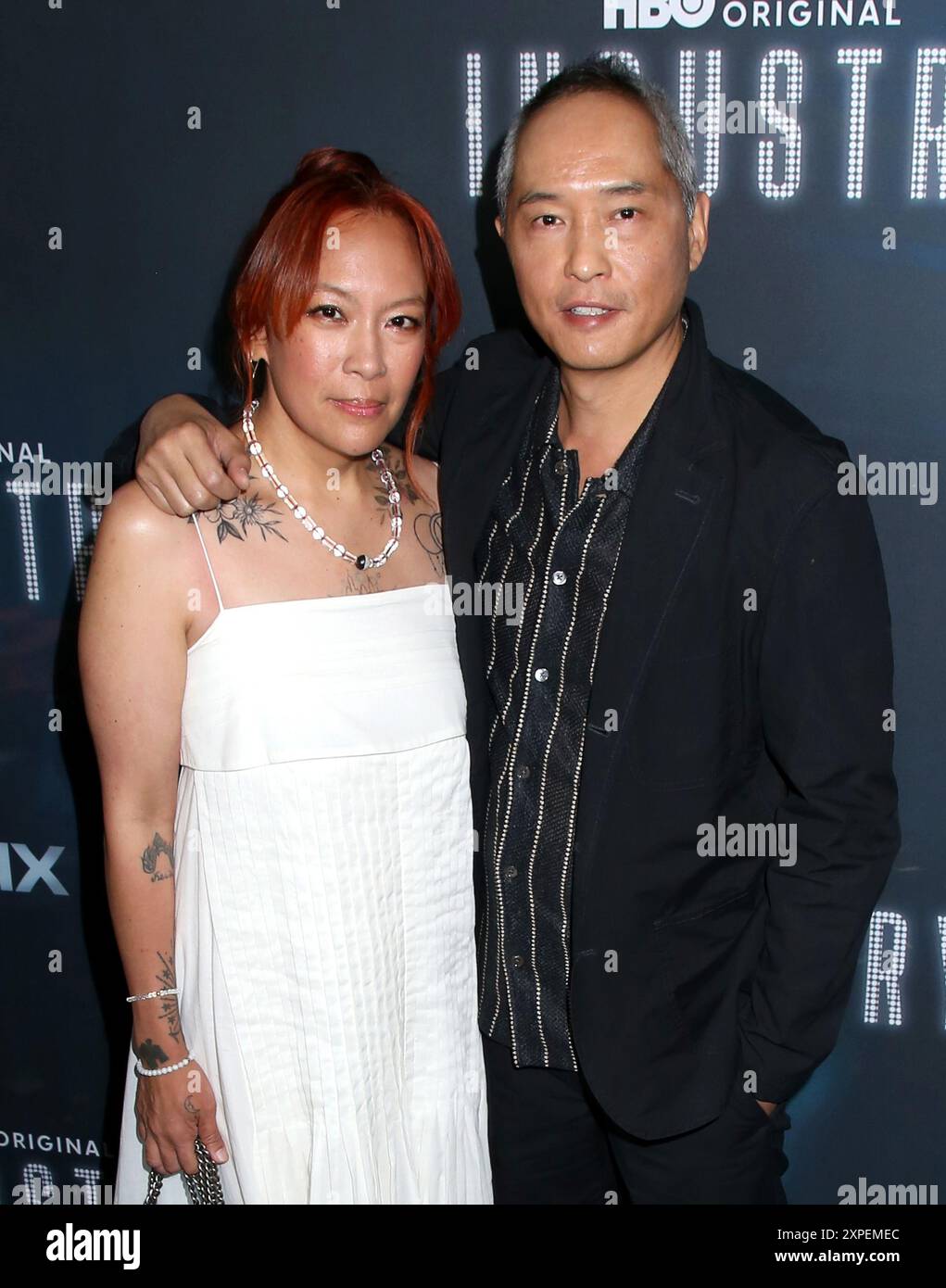 New York City, USA. 05th Aug, 2024. Ken Leung and wife Nancy Bulalacao attending HBO's 'Industry ...