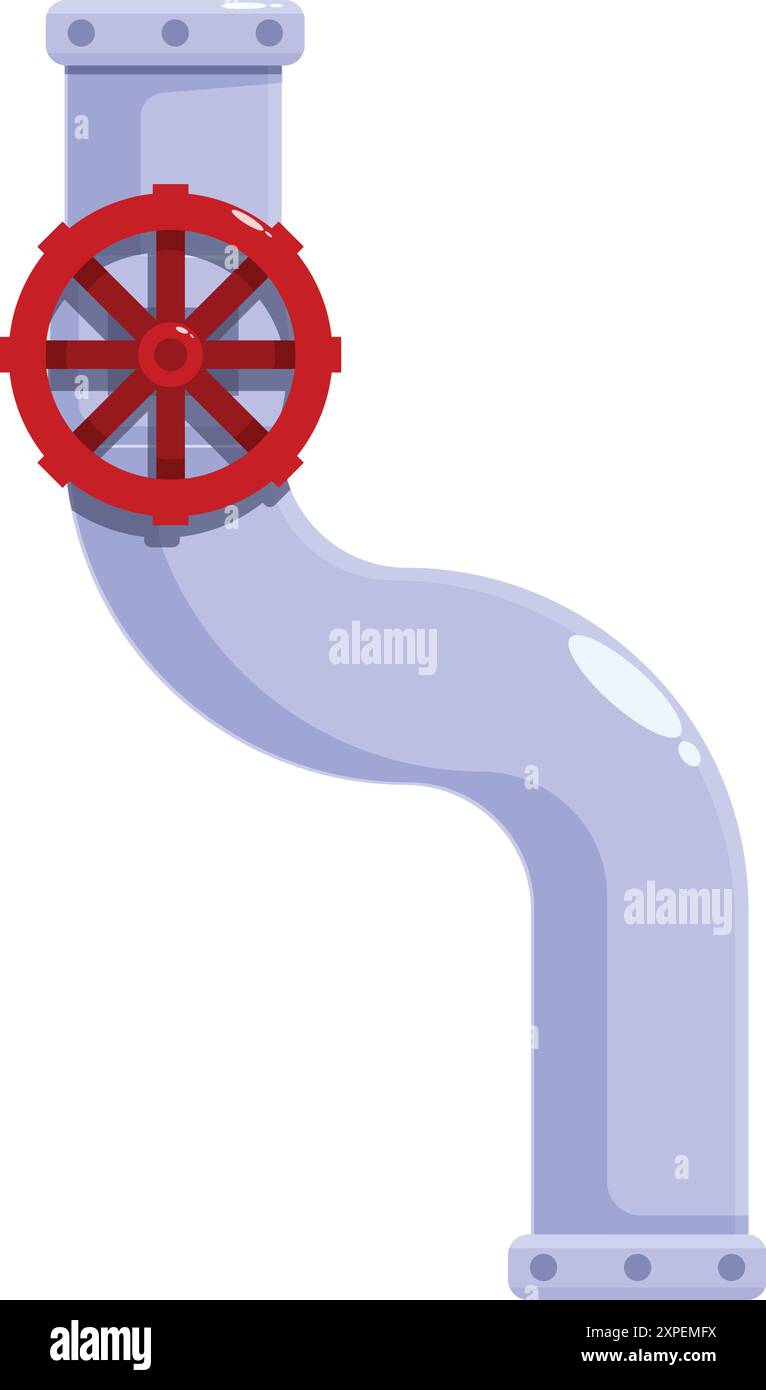 Pipeline system with a valve is controlling the flow of liquids or ...