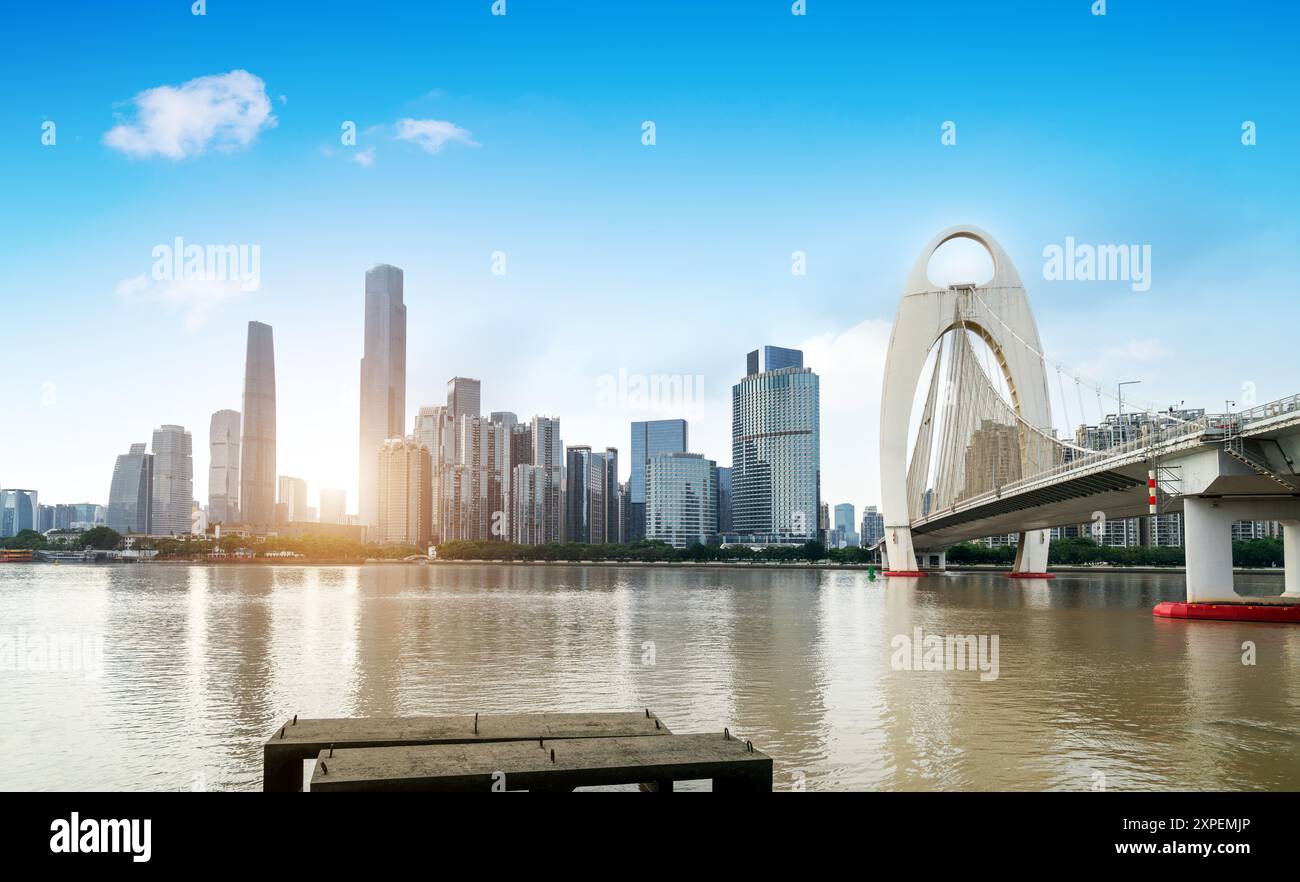 Zhujiang New Town skyline, Guangzhou, China Stock Photo - Alamy