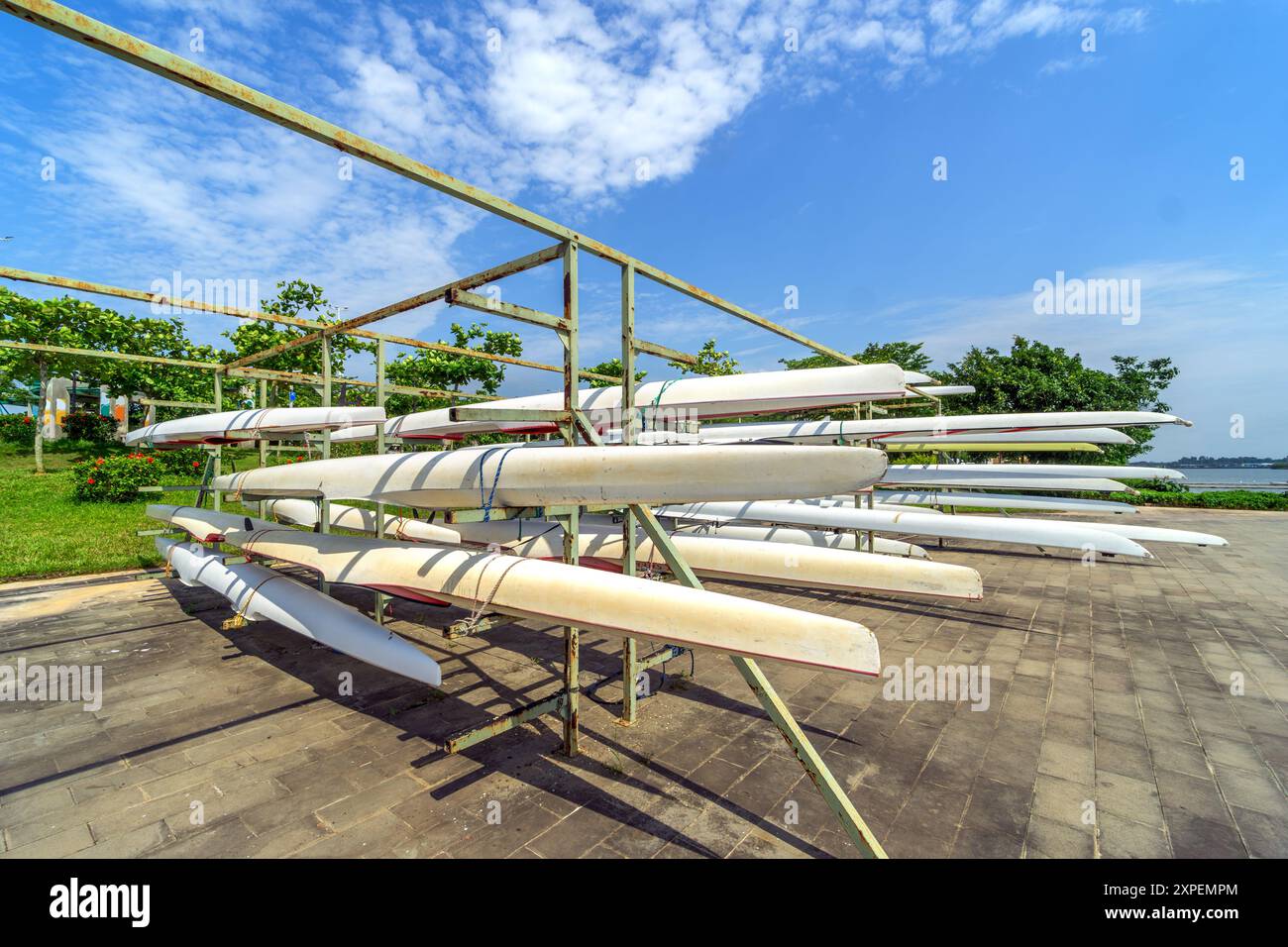 Boats rentals on water park hi-res stock photography and images - Alamy