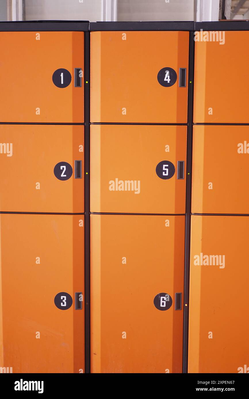storage box in public place. safe storage locker Stock Photo - Alamy