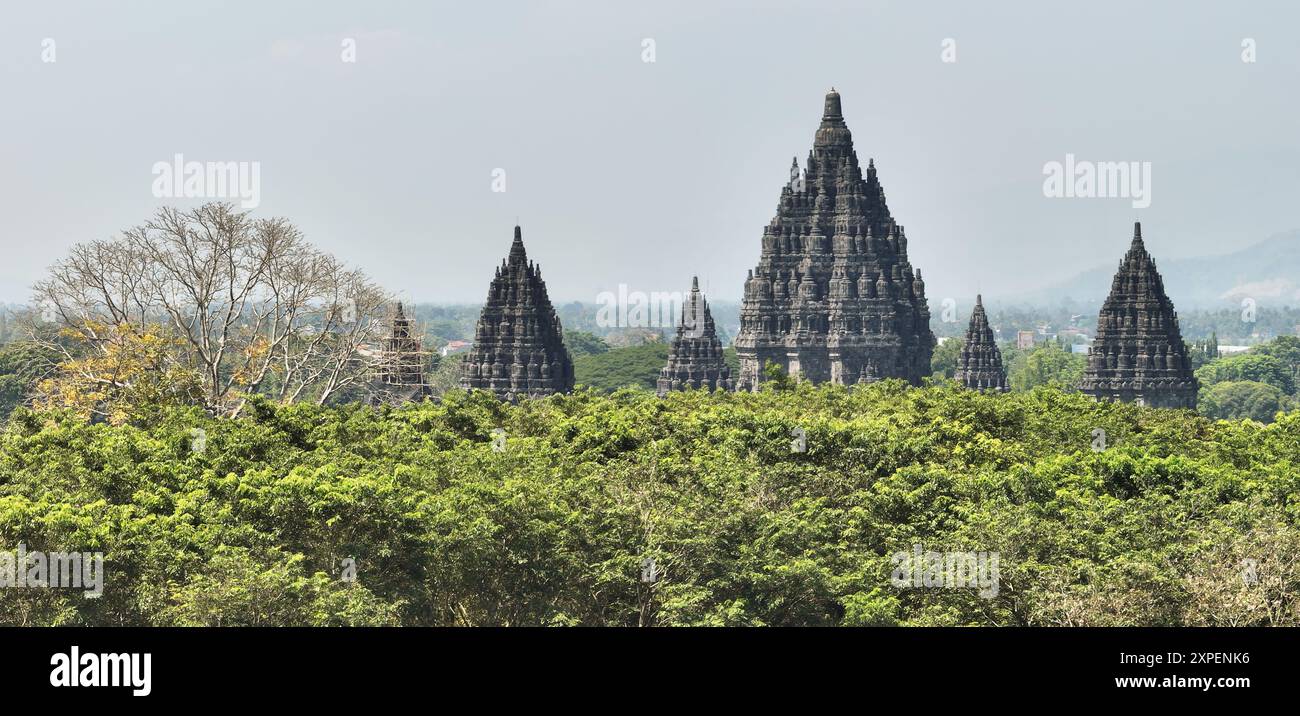 Prambanan Temple near Yogyakarta. UNESCO world heritage in Indonesia ...