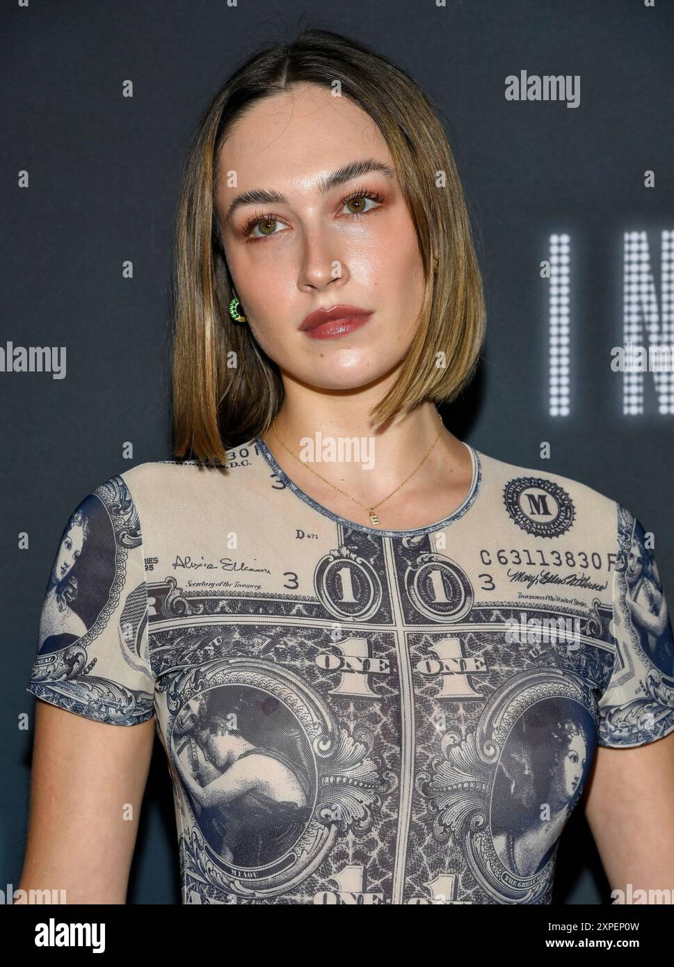 Elsie Hewitt attends the "Industry" season three premiere at Metrograph ...