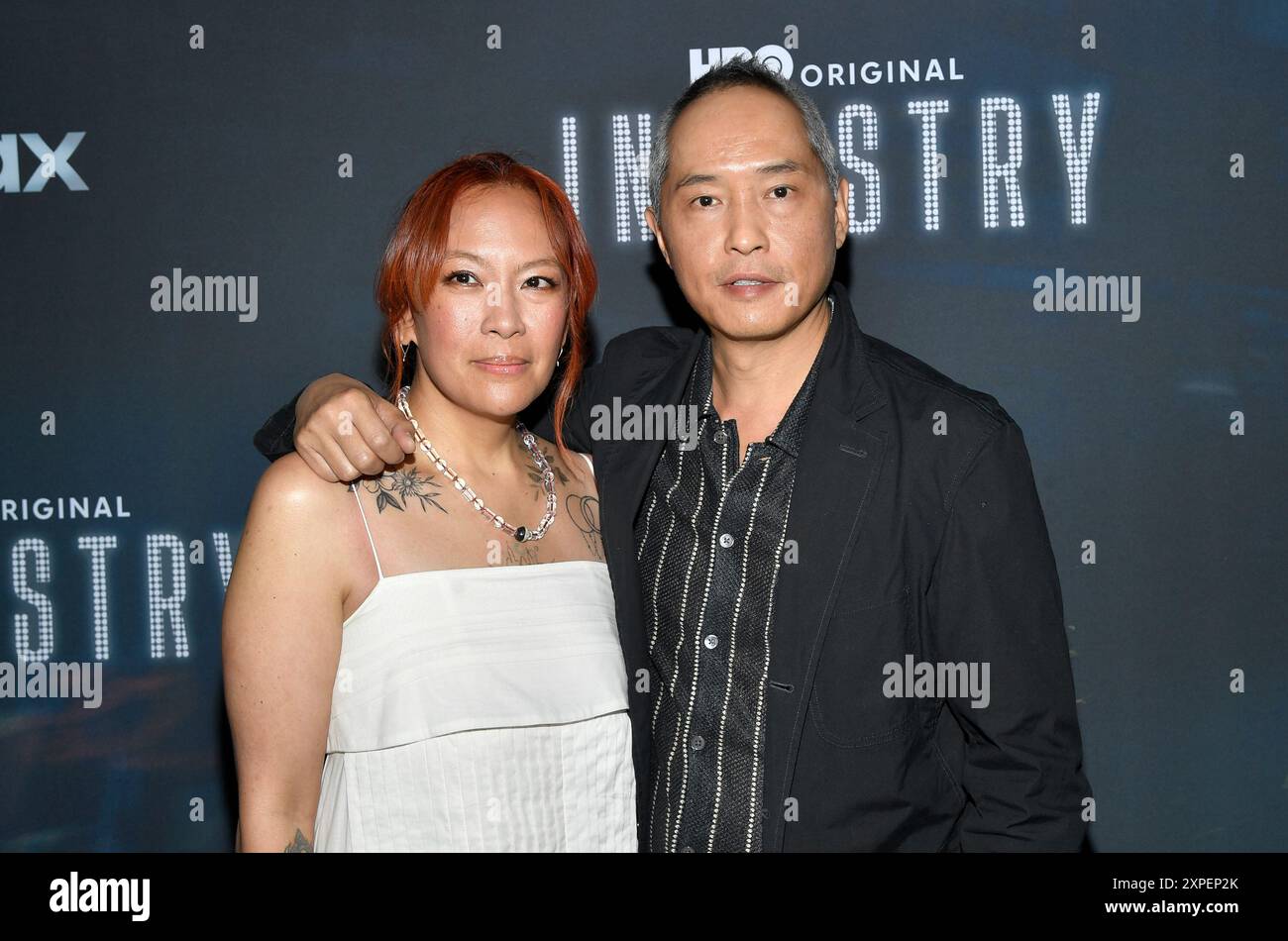 Ken Leung, right, and wife Nancy attend the "Industry" season three ...