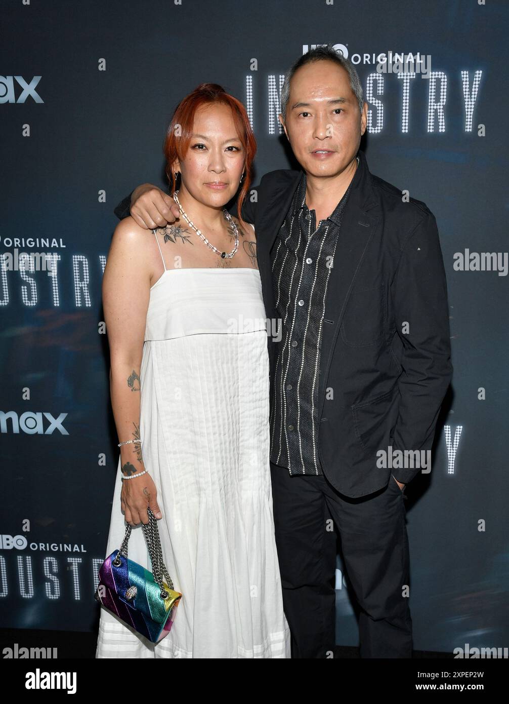 Ken Leung, right, and wife Nancy attend the "Industry" season three ...