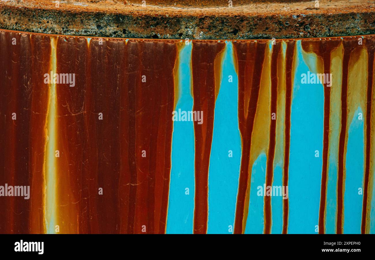 Dripping rust texture, Rusted metal texture and oxidized metal ...