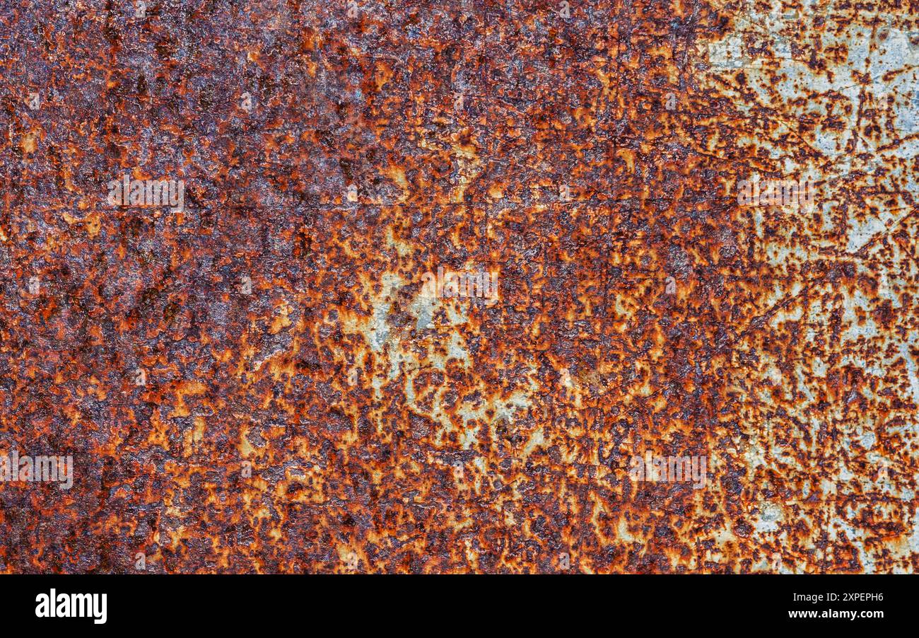 Rusty Surface of a metal sheet, Rusted metal texture and oxidized metal ...