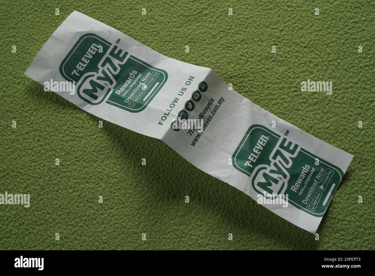 7eleven receipt card hi-res stock photography and images - Alamy