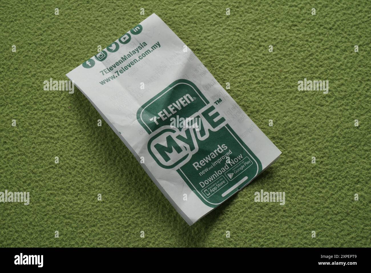 7eleven receipt card hi-res stock photography and images - Alamy