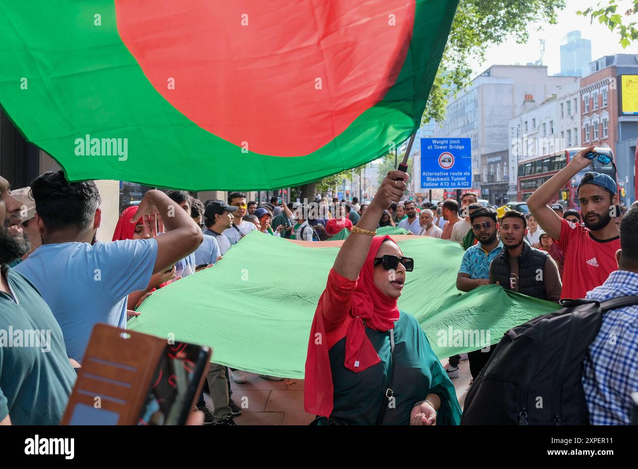 London, UK, 5th August, 2024. The British-Bangladeshi community ...