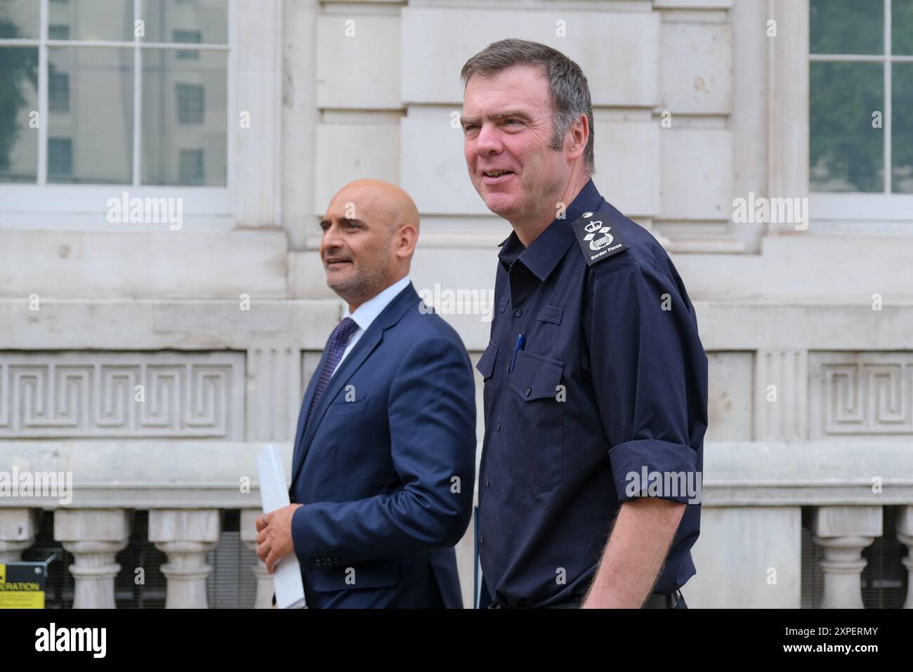 Phil Douglas, Director General of Border Force at the Home Office walks ...