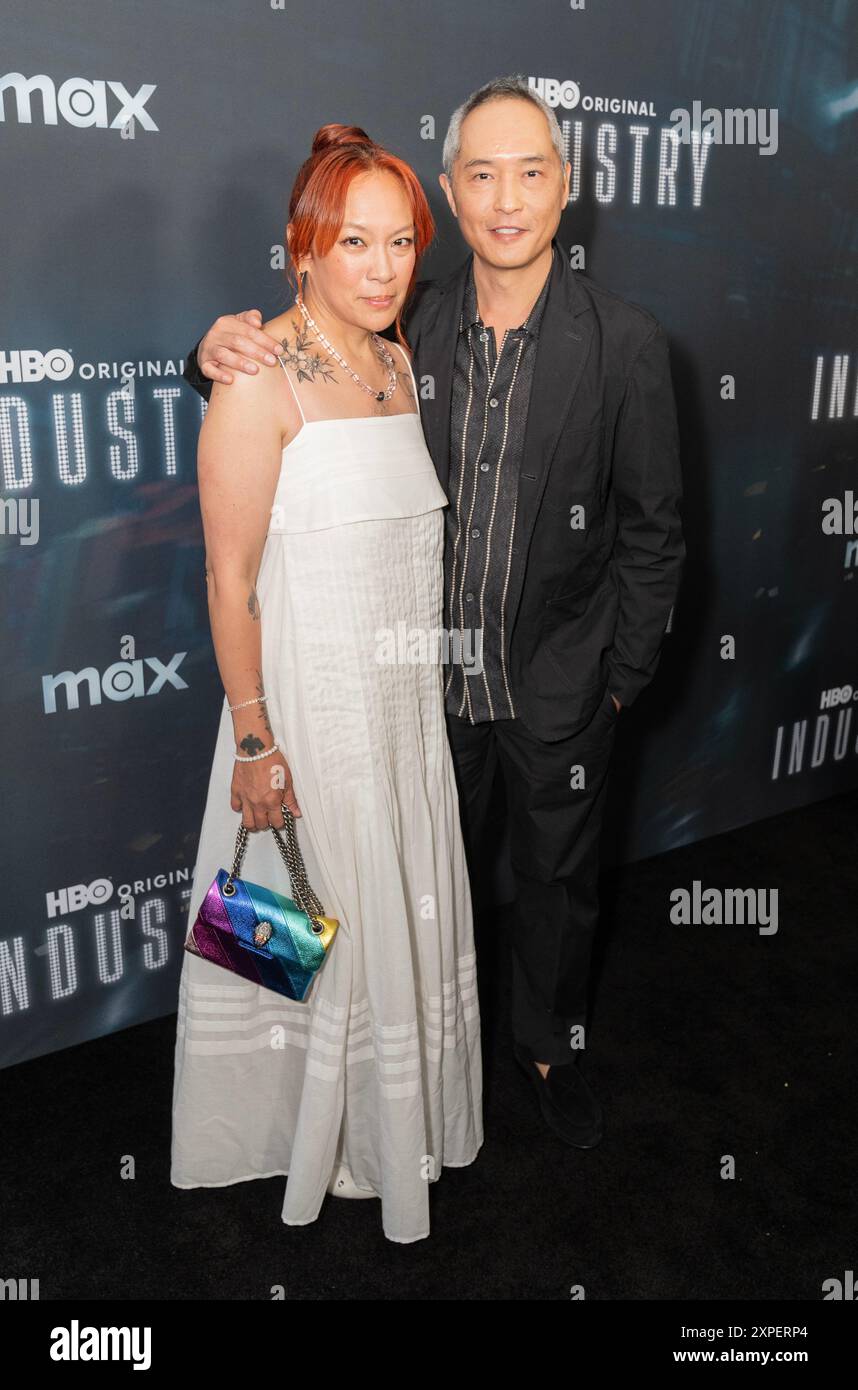 Nancy Bulalacao and Ken Leung attend HBO Original Industry Season 3 ...