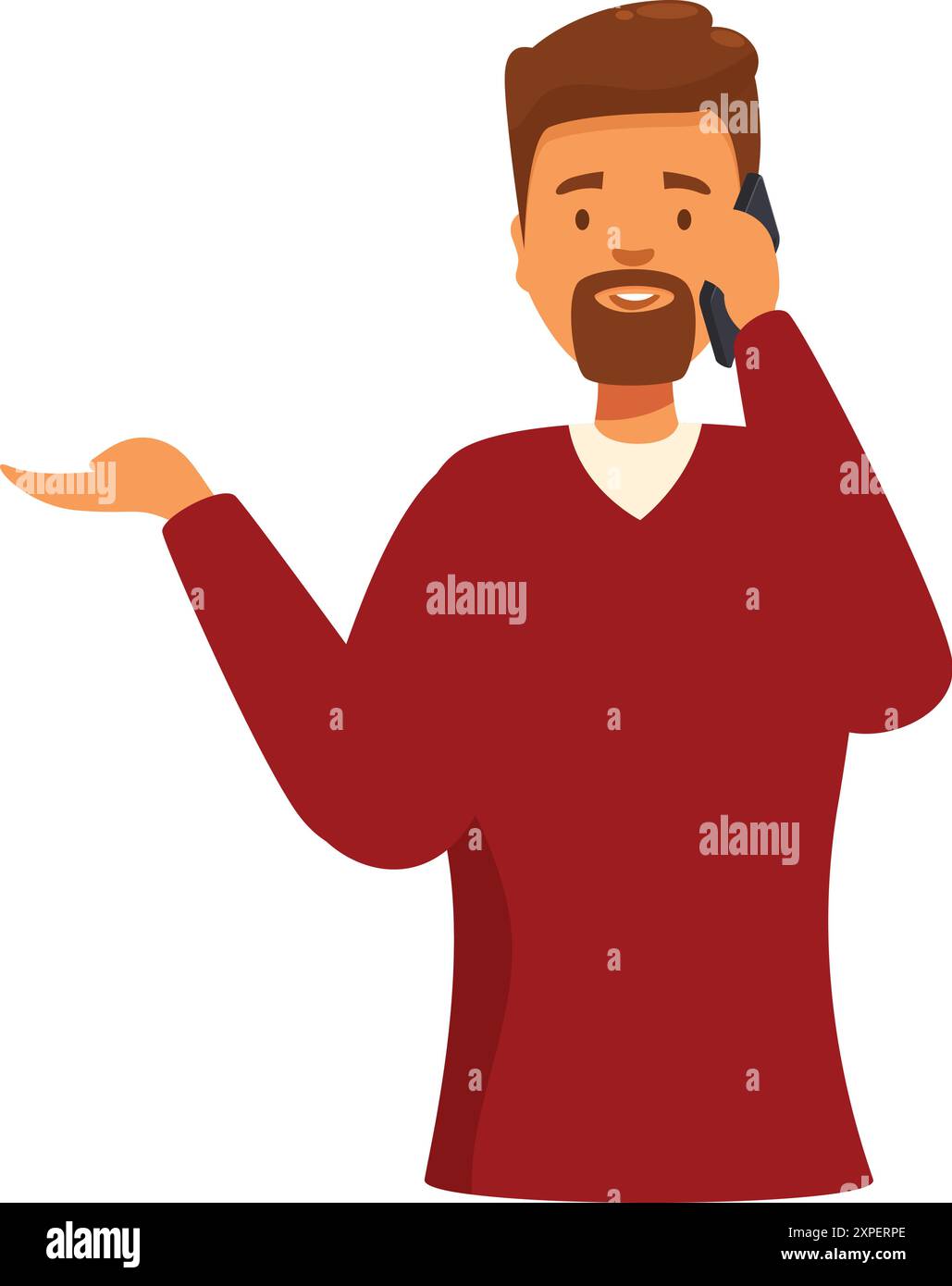 Man gesturing phone call on Cut Out Stock Images & Pictures - Alamy