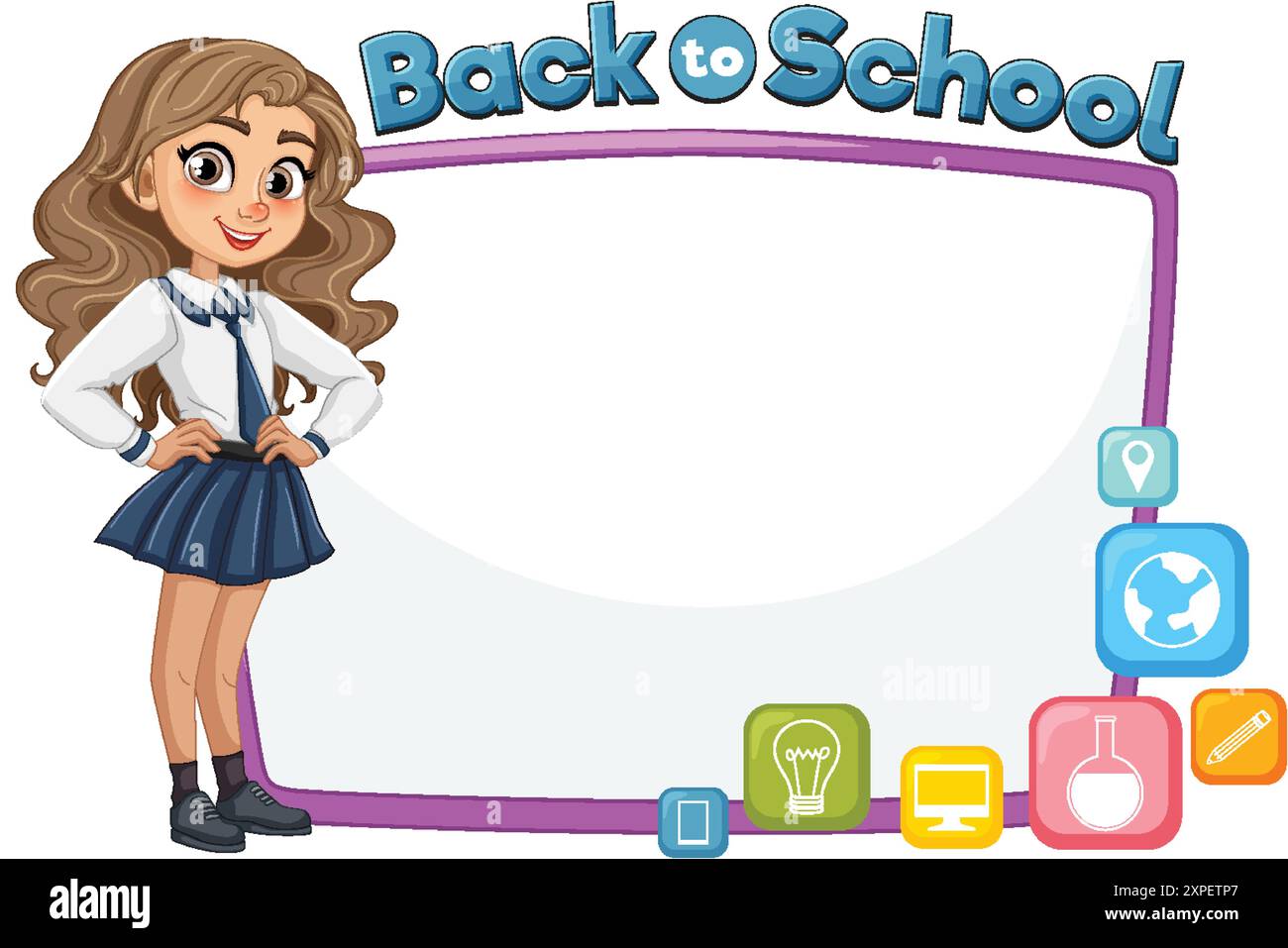 School children in uniform vector vectors Cut Out Stock Images ...