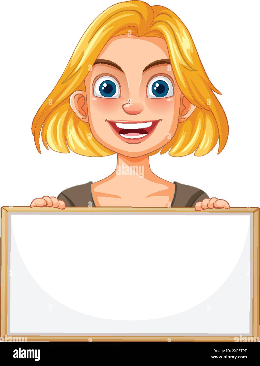 Empty whiteboard school cartoon hi-res stock photography and images - Alamy
