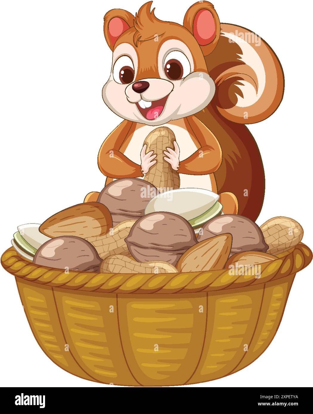 Woodland nuts Stock Vector Images - Alamy