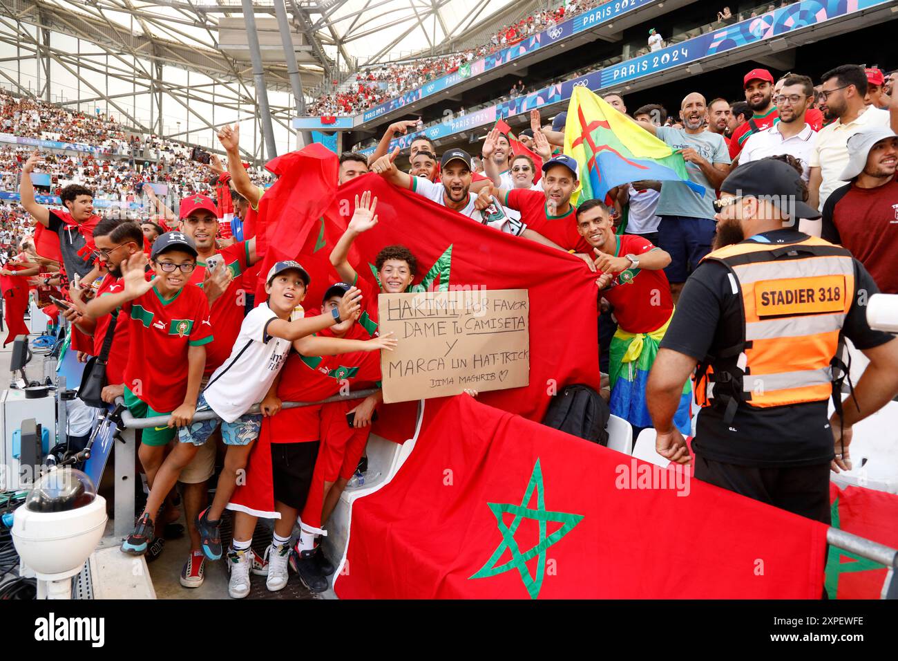 Spain morocco soccer olympics paris hi-res stock photography and images ...
