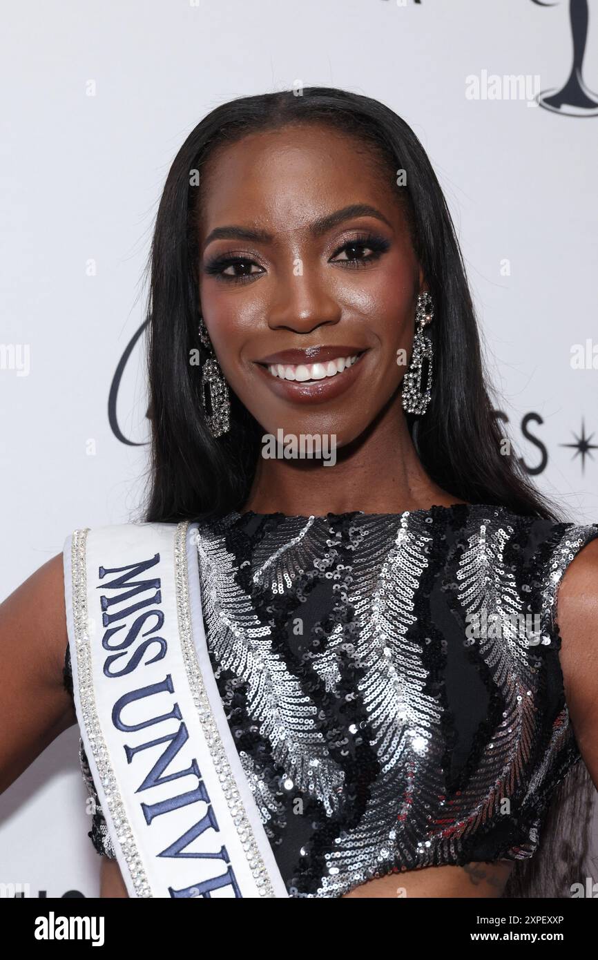 Los Angeles, USA. 04th Aug, 2024. Selvinique Wright, Miss Universe Bahamas, attends the 73rd ...