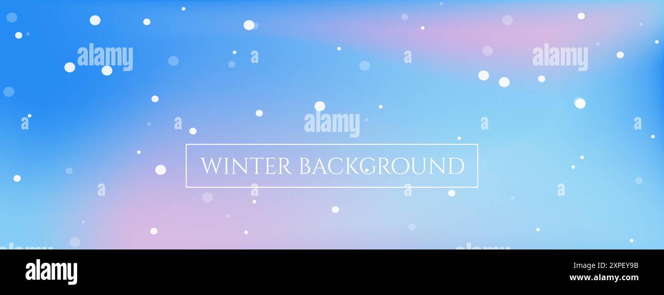 Gradient Pastel Winter Background. Cold fluid wave design. Abstract ...