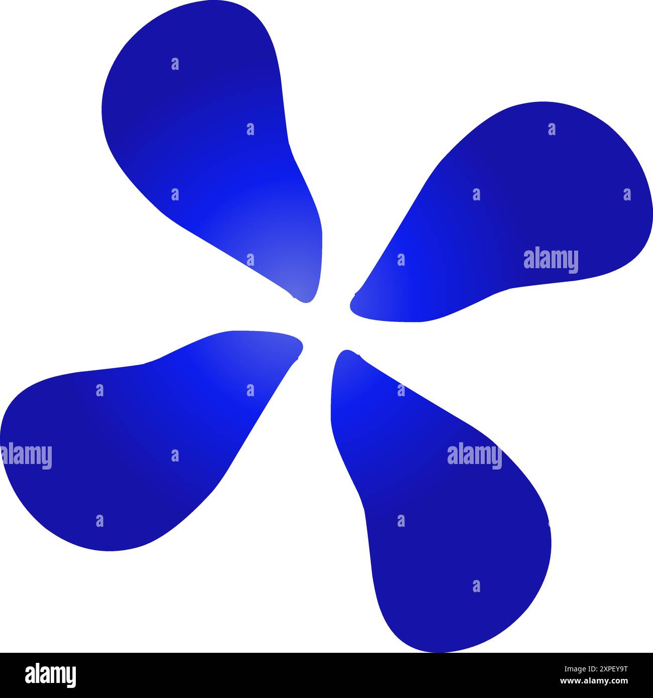 The design of the blue wheel or propeller is suitable for stickers ...