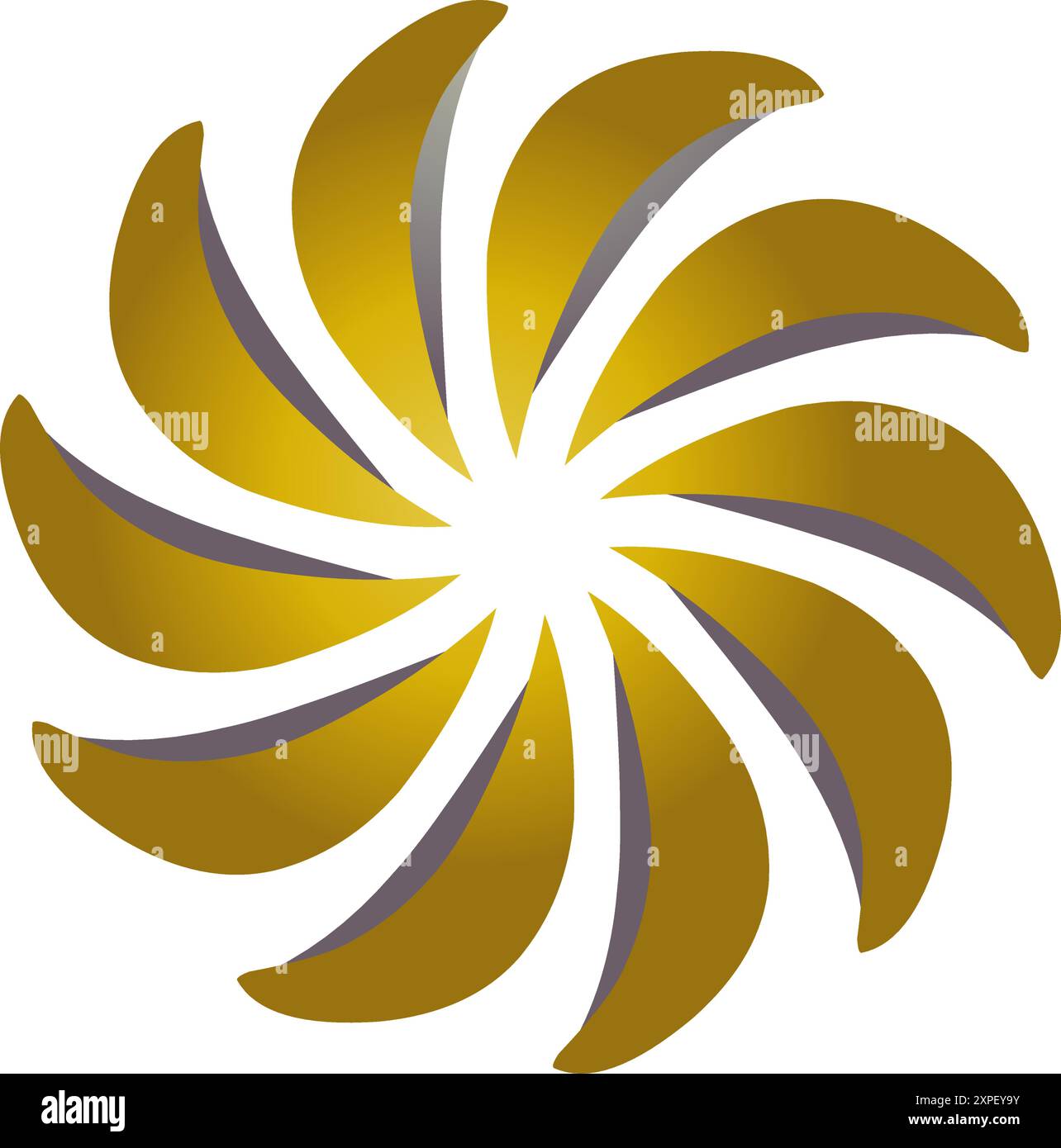 The design of the yellow wheel or propeller is suitable for stickers ...