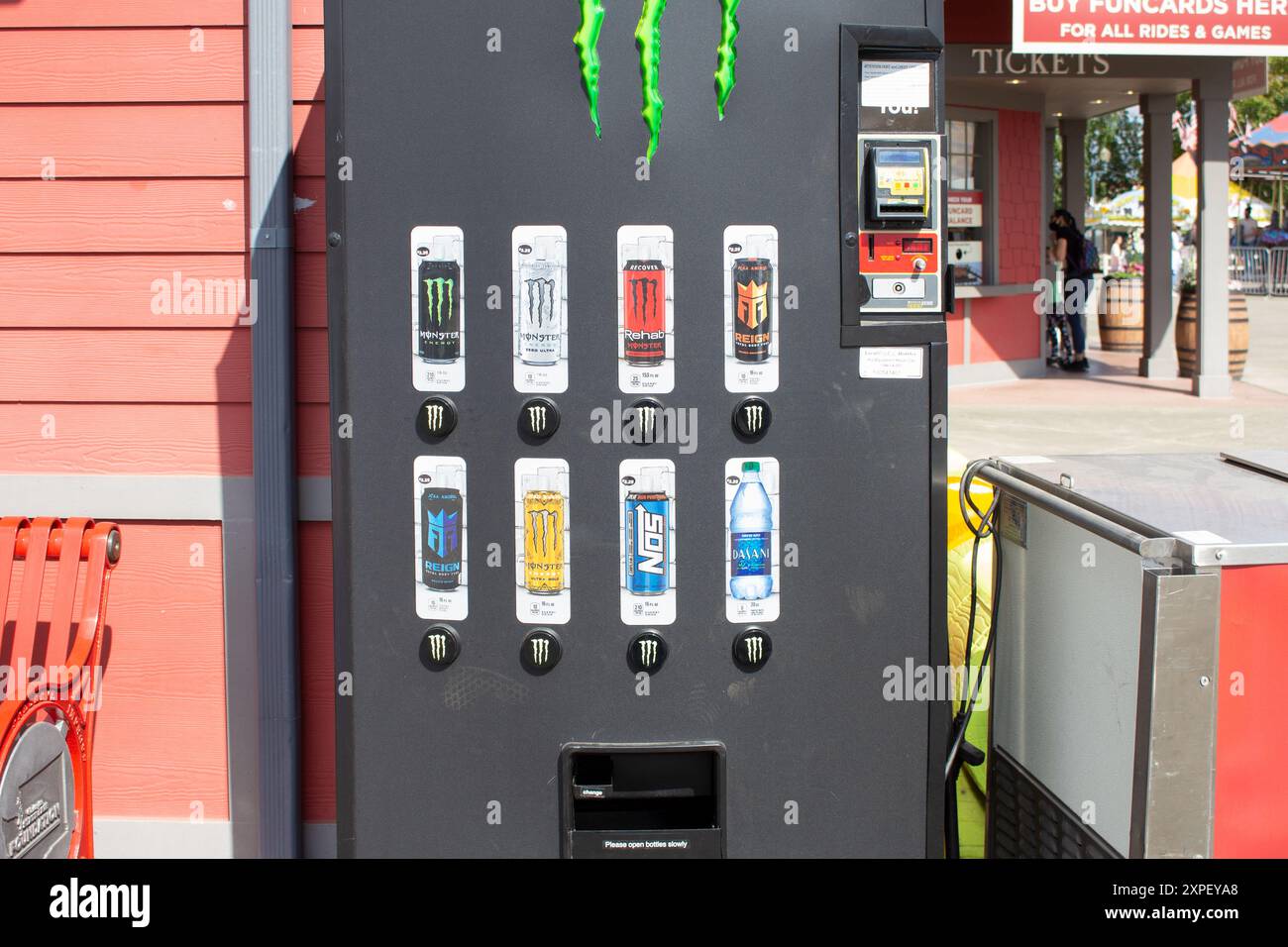 Puyallup, Washington, United States - 09-13-2021: A view of a Monster ...