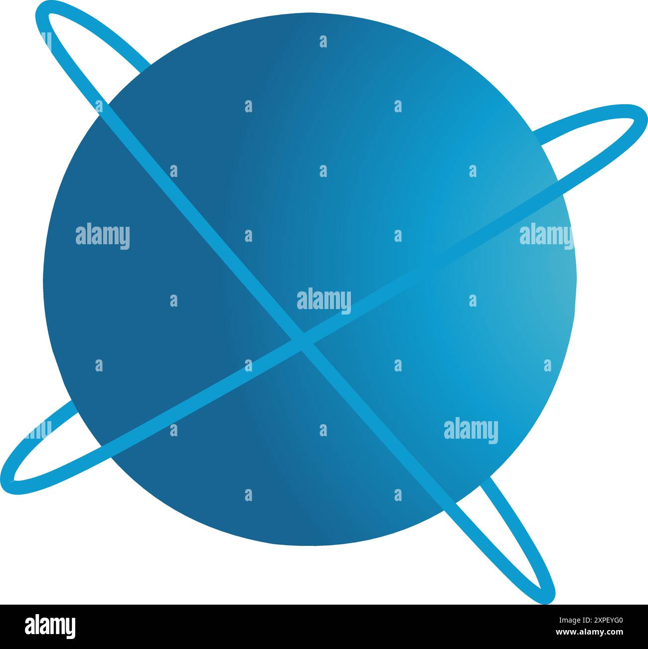 Gradient blue satellite image design suitable for stickers, logos and ...