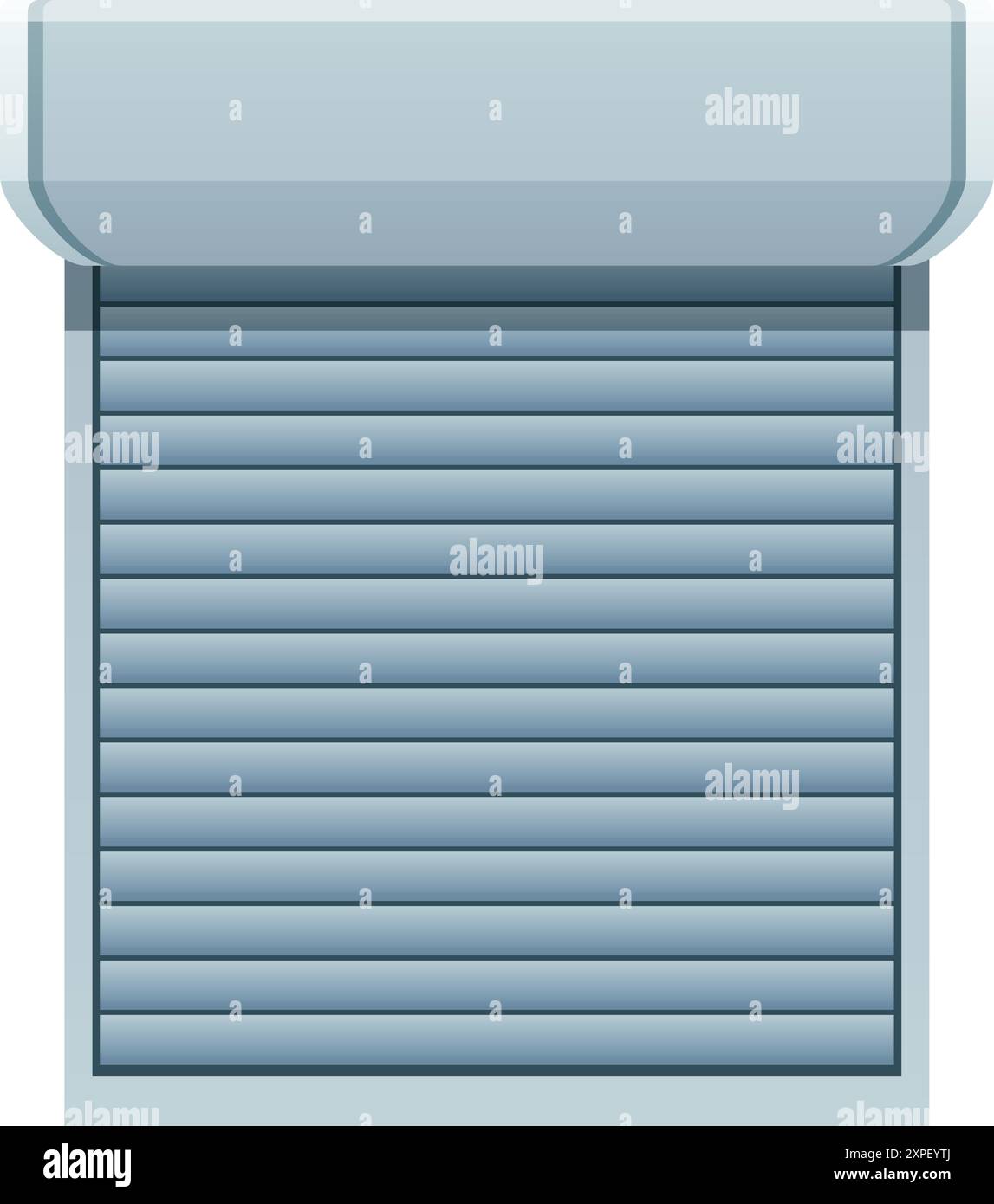 Rolling steel door in Stock Vector Images - Alamy