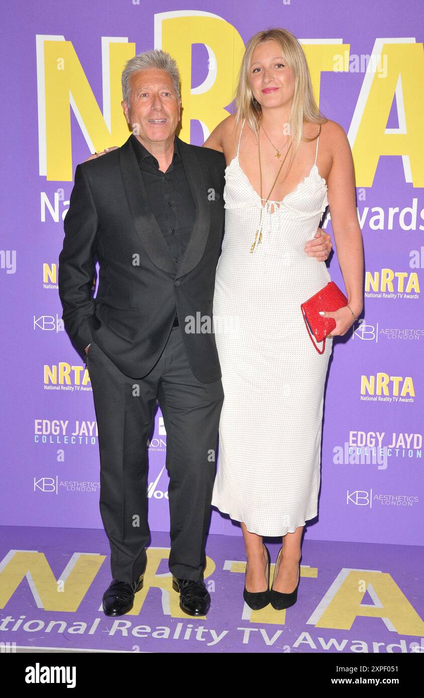 Neil Fox and his daughter at the National Reality TV Awards 2024 ...
