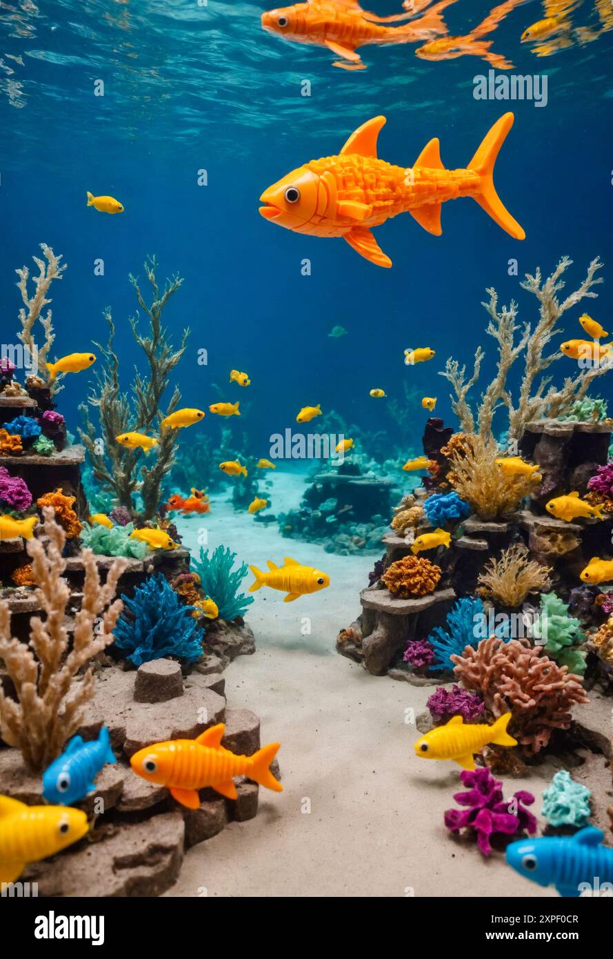 Plastic fish lego hi-res stock photography and images - Alamy