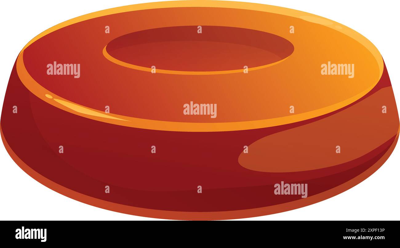 Round caramel candy showing a delicious sweet taste Stock Vector Image ...