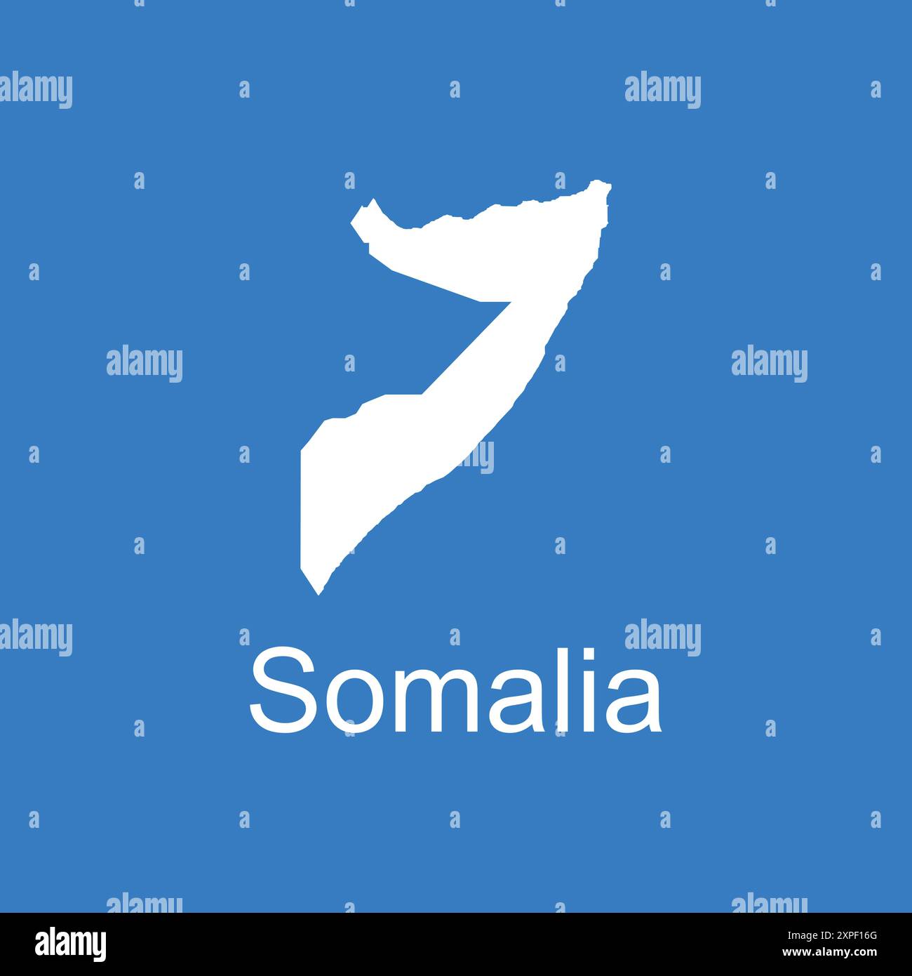 Blank somalia map hi-res stock photography and images - Alamy