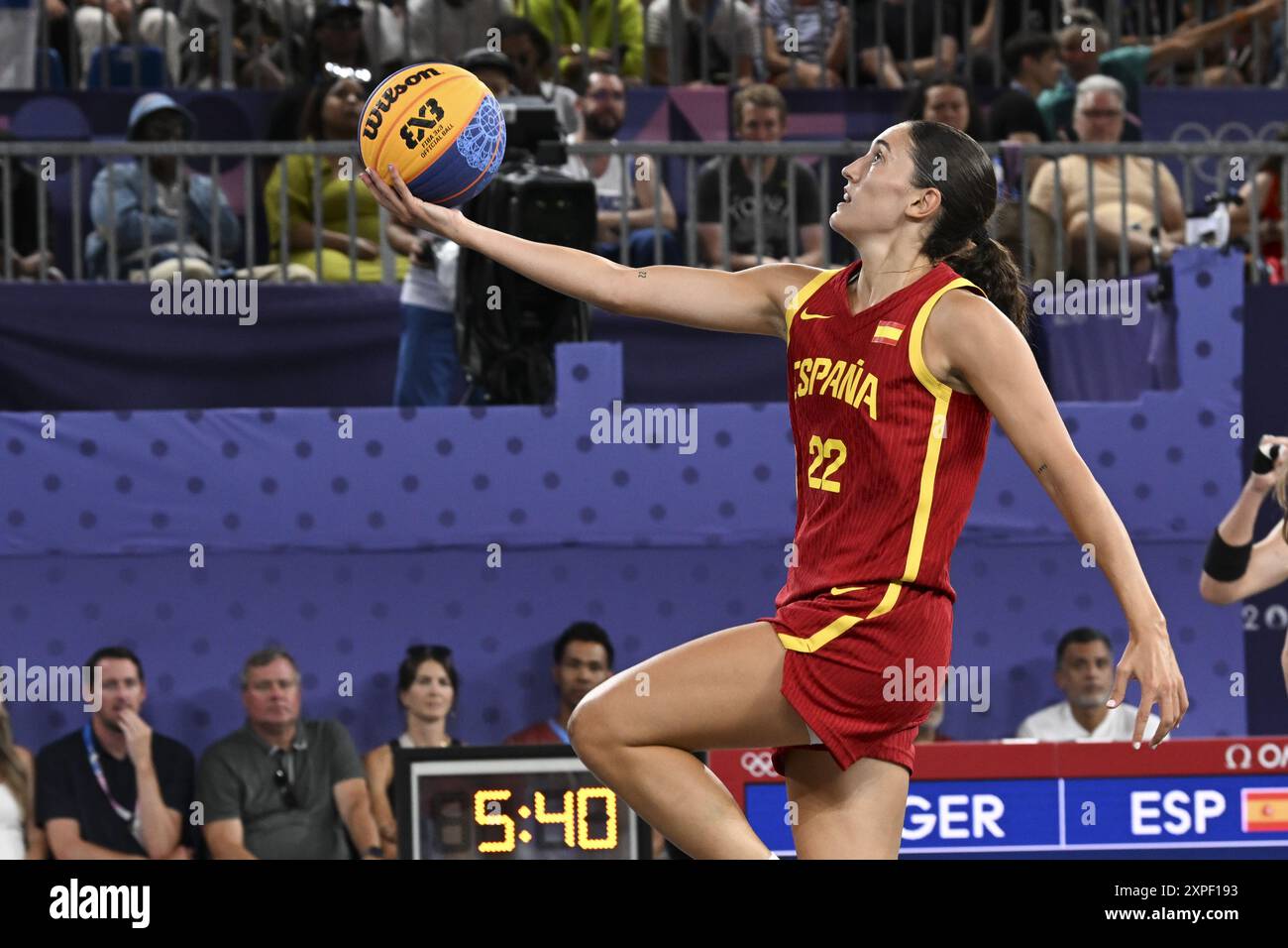 Juana Camilion (SPA), 3x3 Basketball, Women's Gold Medal Game between ...