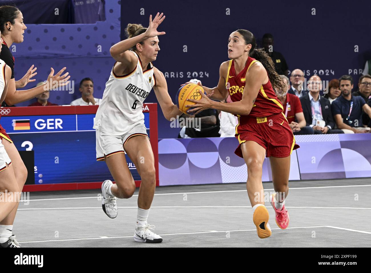 Marie Reichert (GER) vs Juana Camilion (SPA), 3x3 Basketball, Women's ...