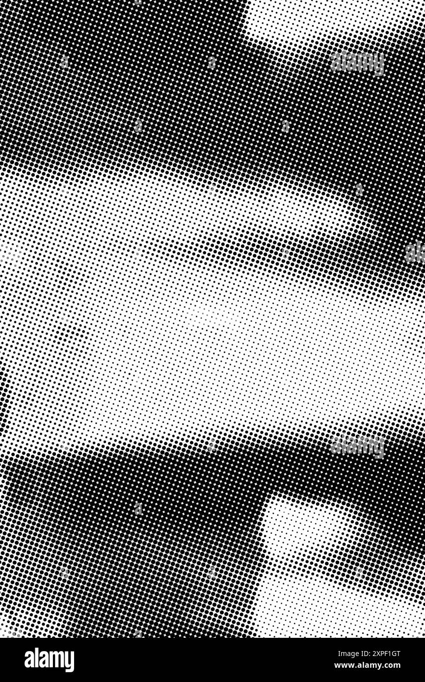 halftone paper effect, Dotwork abstract shapes, black grain texture ...