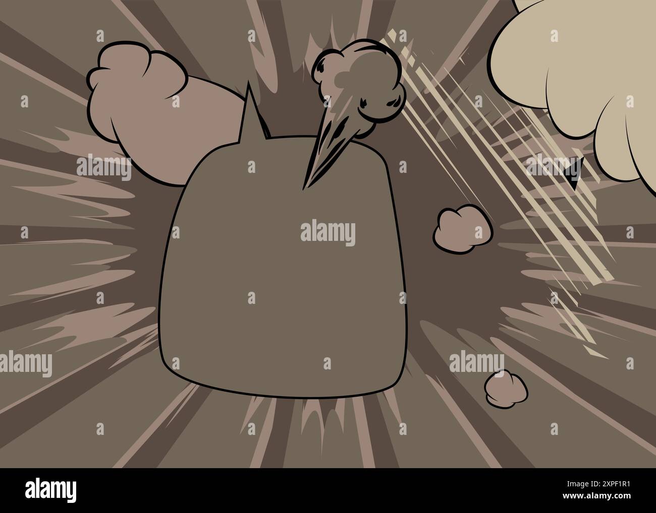 Cartoon background, comic book gray retro vector comics pop art design ...